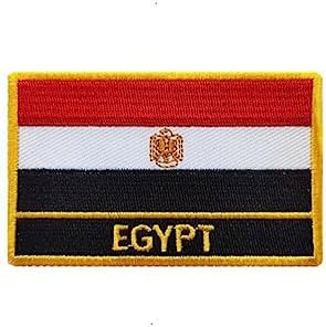 Amazon.com: Uijokdef 1 PCS Egypt Flag Patches Ironing Or Sew ...