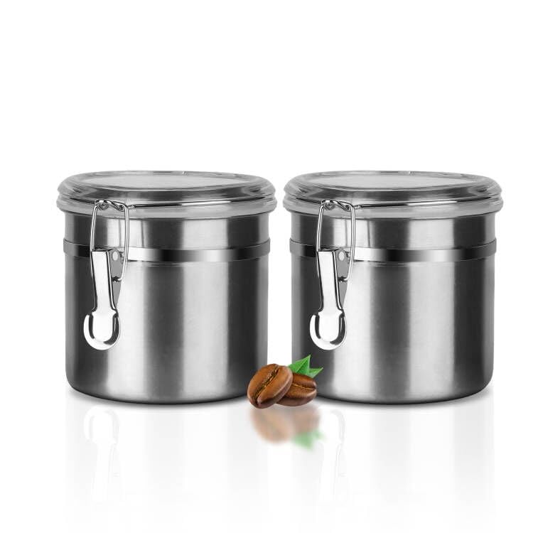 Amazon.com: Walktosun Stainless Steel Food Container with Clear Lids ...