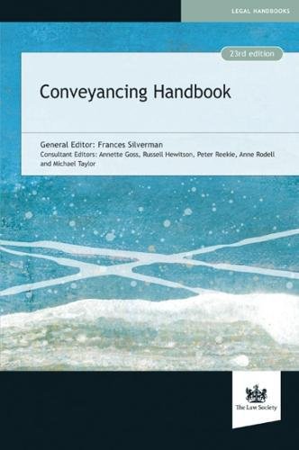 Conveyancing Handbook : Silverman, Frances, Goss, Annette, Rodell, Anne ...