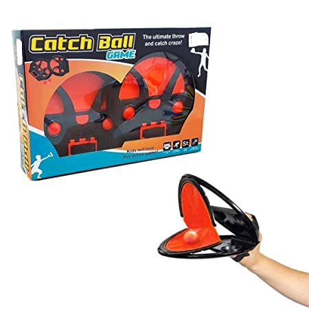 Buy Catch and Throw Ball Game Sports Set 2 Catcher, 2 Balls Pop Play ...