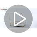 Amazon.com: REDHUGO Large Glass Boxes for Display Handmade, Mirrored ...