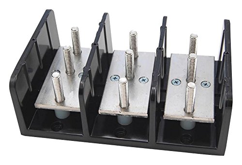 Panel Mount Barrier Terminal Block, 475 A, 600 V, 2 Pole, 2, Stud ...
