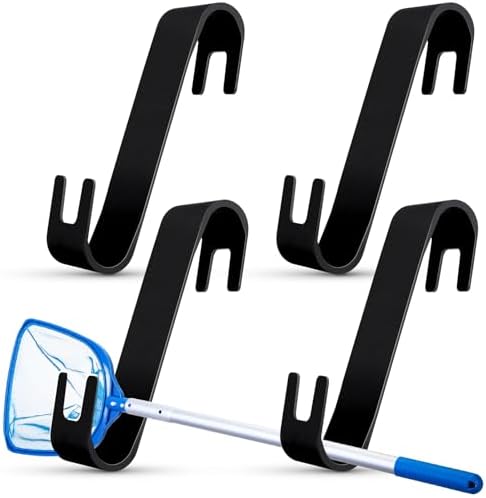 Amazon.com : AquaJoyer Poolside Pool Leaf Skimmer Net Holder, Above ...