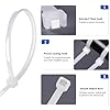 Amazon.com: Zip Ties, RAZCC 1200pcs Cable Zip Ties 8 Inch, Heavy Duty ...