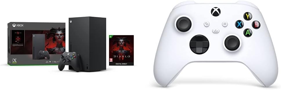 Xbox Series X – Diablo IV Bundle Wireless Controller (Robot White ...