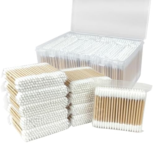 Amazon.com : 1000-Count Precision Cotton Swabs - Garrelett Double ...