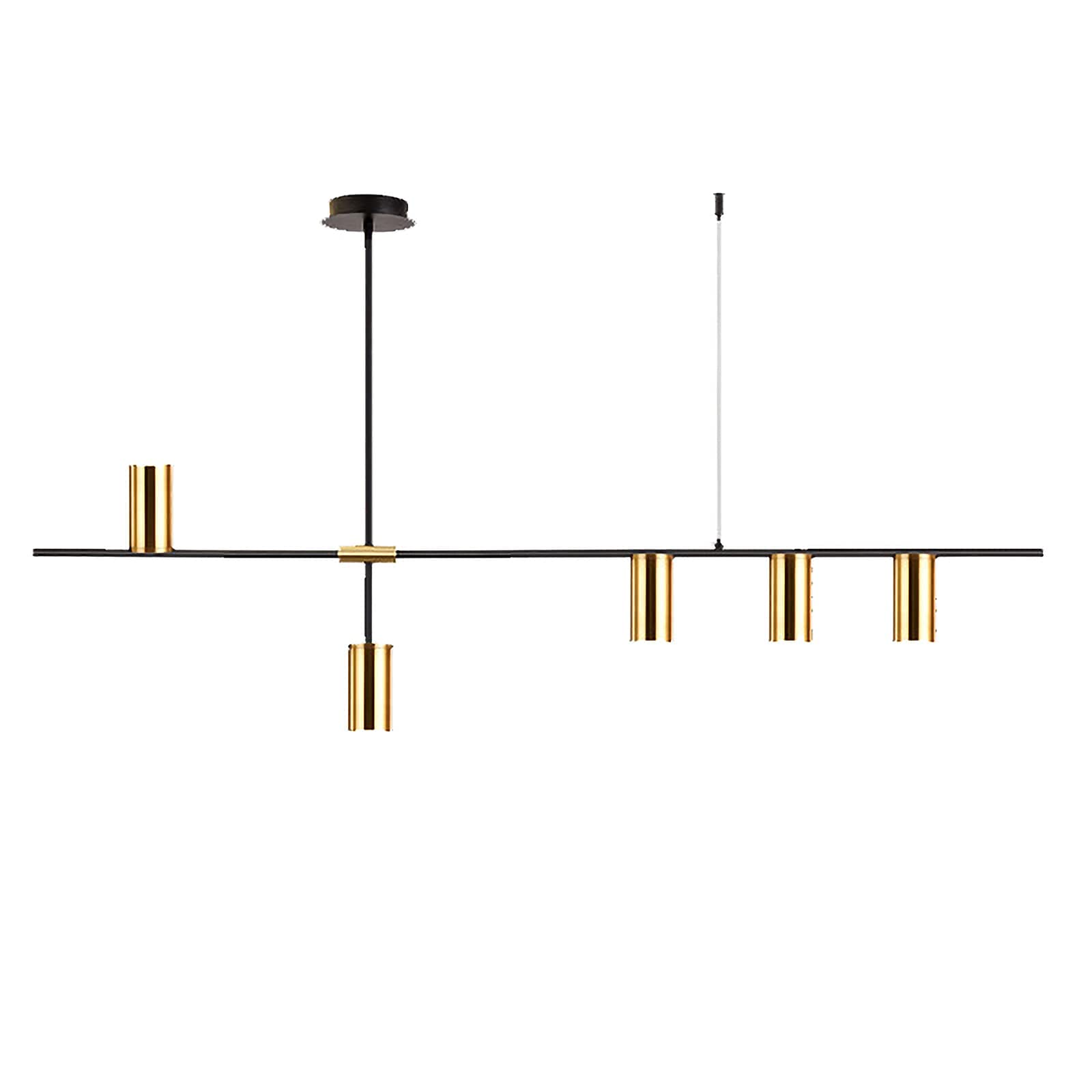 Buy FACAZ LED Long Pole Ceiling Pendant Light, Nordic Living Room Track ...