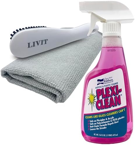 Amazon.com: LIVIT Blue Ribbon Plexi-Clean Acrylic & Plastic Cleaner 16 ...