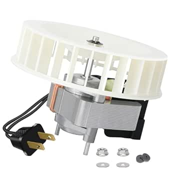 S97017646 Bathroom Exhaust Fan Motor (Model S99080592) & Blower Wheel ...