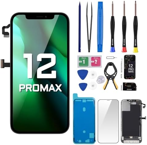 Amazon.com: CYKJGS for iPhone 12 Screen Replacement 6.1" for iPhone 12 ...