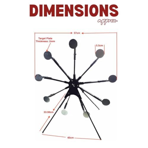 Garden Mile Target Practice Spinning Ferris Wheel, Self Reset Shooting ...