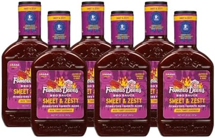 Amazon.com : Famous Dave's - 2 pck, Rich & Sassy BBQ Sauce (40 oz ...