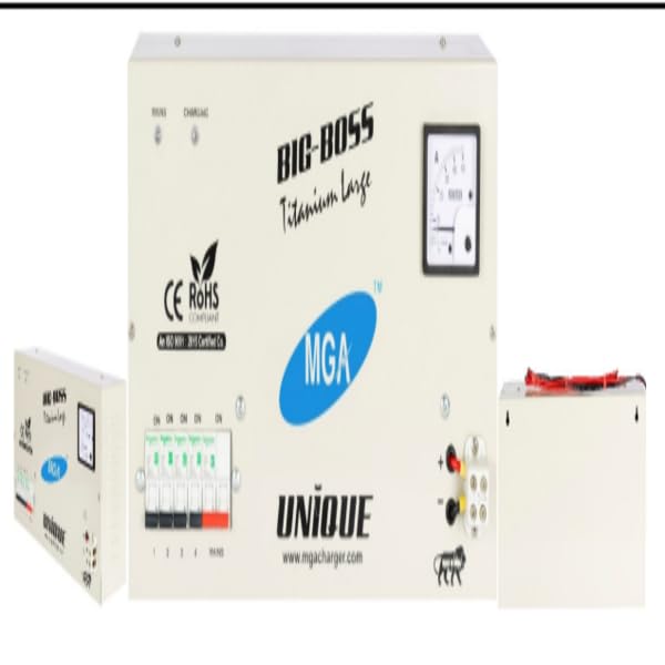 Big BOSS Titanium 30 Battery Charger for Charging All Types of Tubular ...