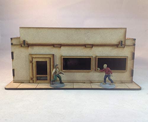 Store Front BC202 28mm Terrain Building Kit Laser Cut The Walking Dead ...
