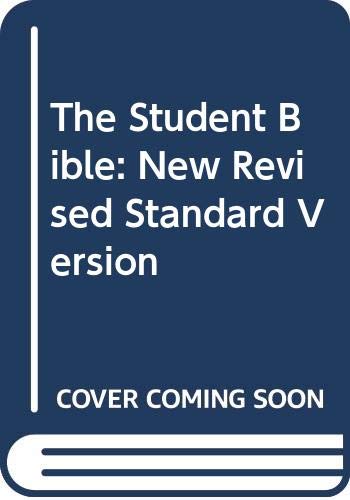 The Student Bible: New Revised Standard Version: Nrsv: 9780310926832 ...