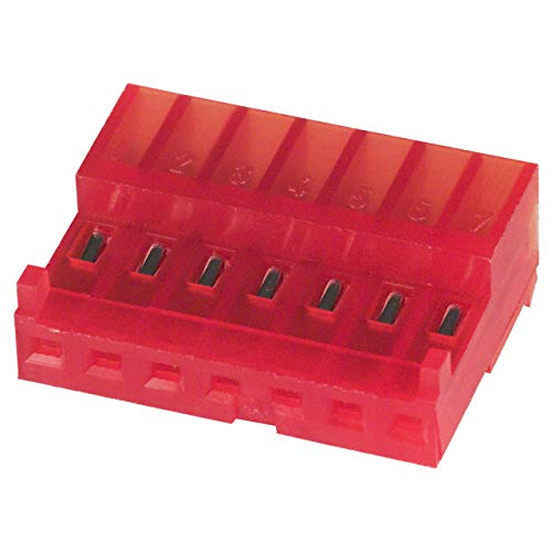 AMP Industries 643813-7 7 Position Rectangular Receptacle Connector IDC ...