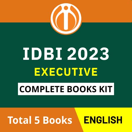 Buy IDBI Bank Executive 2023 complete Books Kit (English printed ...