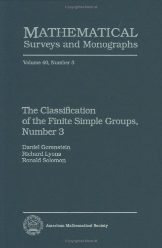 The Classification of the Finite Simple Groups, Number 3 (Mathematical ...