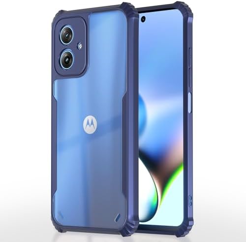 Pikkme Moto G54 5G / G64 5G Back Cover | Crystal Clear Transparent Back ...