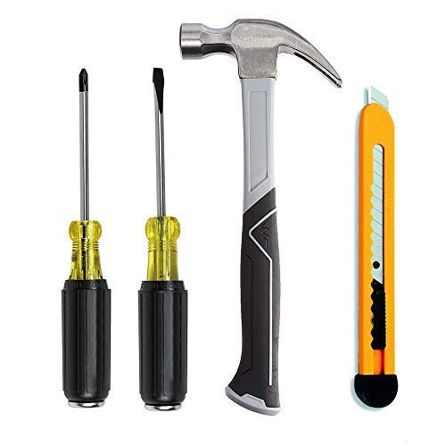 Eyelet Professional Utility Cutter Set- 4pcs (Screw Drivers, Hammer and ...