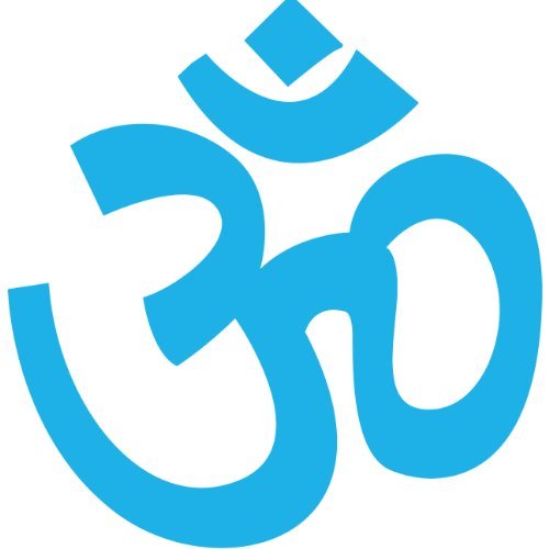 Buy TheVinylGuru - Om Ohm Symbol Wall Sticker Decal - Size: 24 in. (23. ...