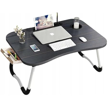 Amazon.de: Relaxdays Laptoptisch für Bett & Couch, HxBxT: 26 x 63 x 40 ...