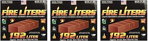 Amazon.com: FIRE LITERS 10192 (192 Pack) 192PK Fireplace Lighter 1 tan ...