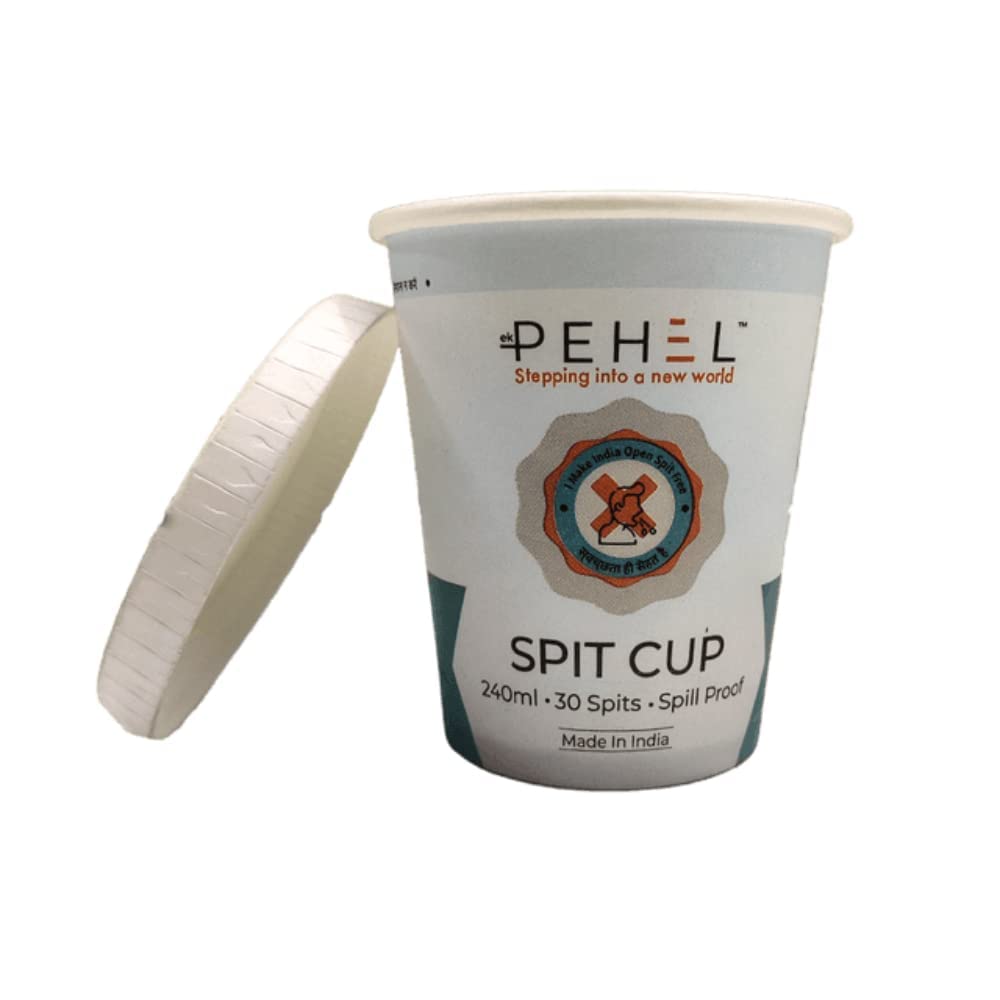Buy ekPehel Disposable Paper Spitting Cup - Pack of 100, Unique ...