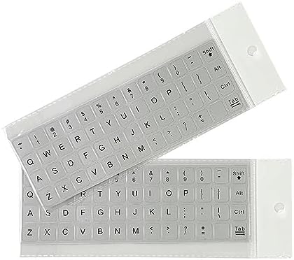 Universal English Keyboard Stickers, 2Pack Keyboard Stickers, Computer ...