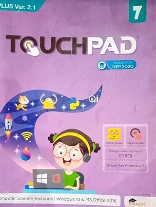 Buy Touchpad Plus Ver 2.1 Class 7 (Second Hand & Used Book) (S) SDK ...