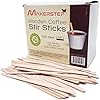 Amazon.com | Makerstep 1000 Wooden Coffee Stirrers 5.5 Inch with ...