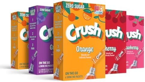 Juicy Mixes Crush Classic Variety Pack Sugar-Free Drink Mix