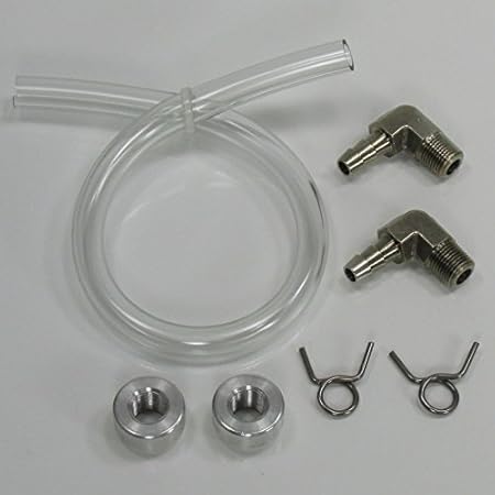 Amazon.com: Nickel Plated Motorcycle GAS TANK Fuel Gauge for ALUMINUM ...