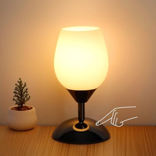 YKCGG Small Table Lamp,Bedside Table Lamp,Wooden Bedside Lamp Simple ...
