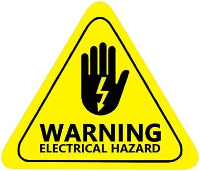 Danger Electrical Hazard Voltage Shock Warning Label Sticker,2 Inch ...