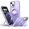 Amazon.com: QTlier for iPhone 14 Pro Case, 360° Rotatable Ring Stand Case Compatible with ...
