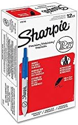 Amazon.com : Sharpie Ultra Fine Retractable Marker, Blue, 1 Each ...