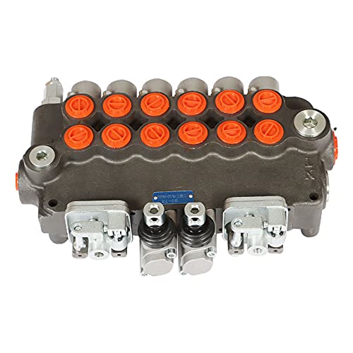 ALL-CARB 6 Spool 21 GPM Hydraulic Directional Control Valve Hydraulic ...