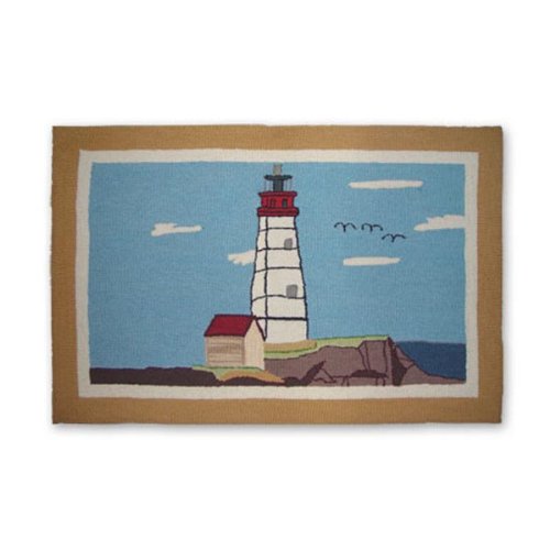 Buy Patch Magic Extra Small Lighthouse By Bay Rectangular Rug, 24-Inch ...