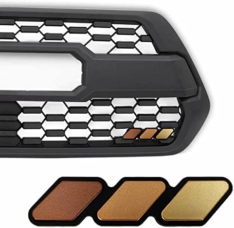 Amazon.com: Tri-Color Car Emblem for Mesh Gille,Waterproof Car Emblems ...