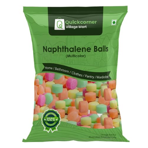 Quickcorner Village Mart Colourful Naphthalene Balls (Finail Goli) for ...