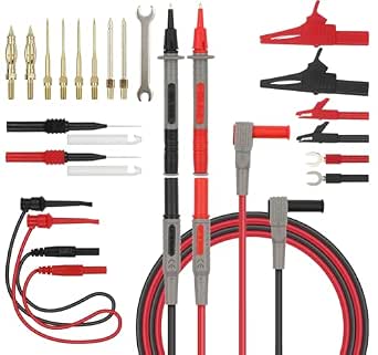 SWANLAKE 27-Piece Multimeter Test Leads Set, CAT.III 1000V / CAT.IV ...
