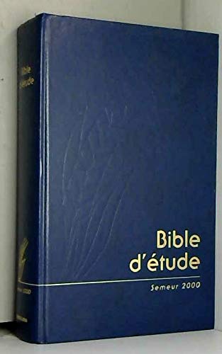 Amazon.in: Buy Bible d'etude semeur, balacron bleu avec jaquette Book ...