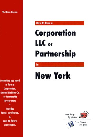 How to Form a Corporation, LLC or Partnership in New York (QuickStart ...