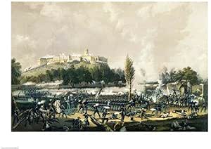 Amazon.com: The Storming of Chapultepec Poster Print (24 x 18): Posters ...