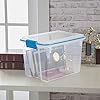 Amazon.com - Sterilite 20 Qt Gasket Box, Stackable Storage Bin with ...