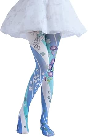 Generic Premium Velvet Fashion Vintage Floral Leggings Patterned Tights ...
