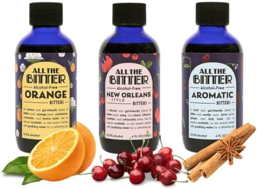 Amazon.com : All The Bitter - Classic Bitters Trio - Non Alcoholic ...