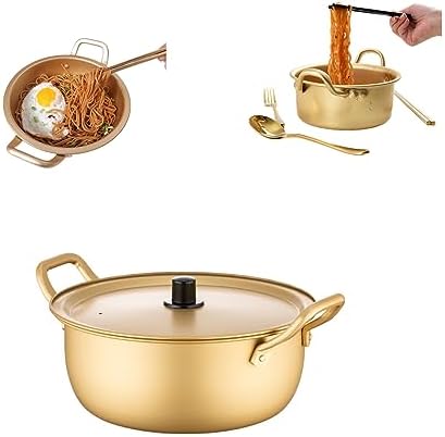 Korea Noodle Pot with Lid,Korean Ramen Noodle Pot,Pasta Pan,Instant ...