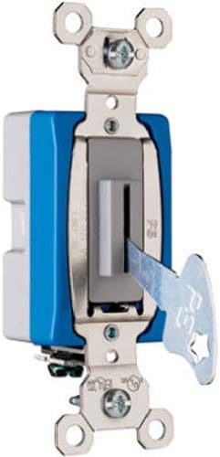 PASS & SEYMOUR PS20AC3L 20A Gry 3W Keyed Switch - Wall Light Switches ...